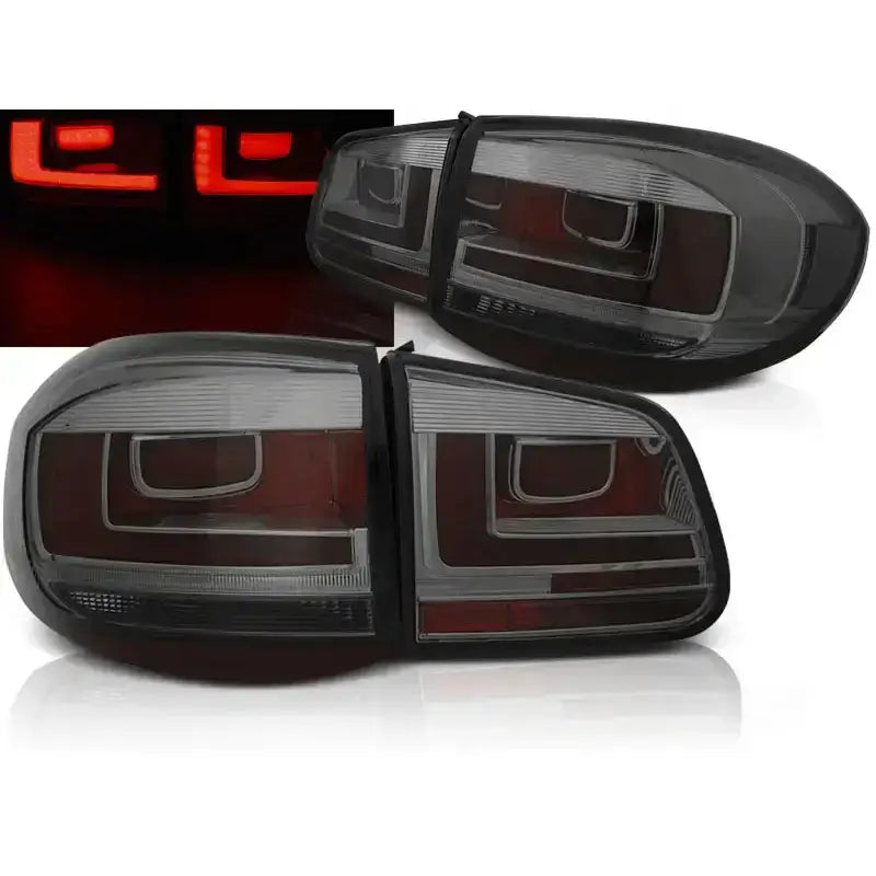Baklykter Vw Tiguan 07-07.11 Smoke Led Bar