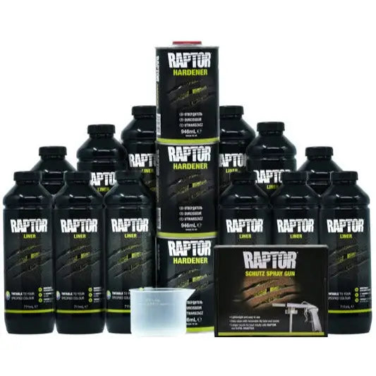 Bedliner Raptor Tintable - 12 Bottle Kit | Nomax.no