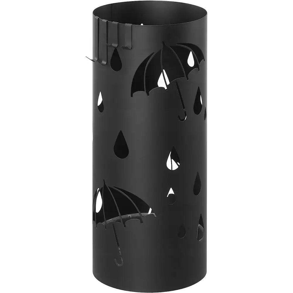 Paraplystativ i sort metall 41 x 17 cm - Nomax.no