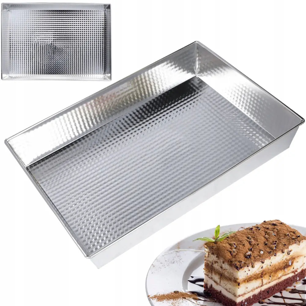 Rektangulær bakeplate for kaker 36x25 cm - Nomax.no