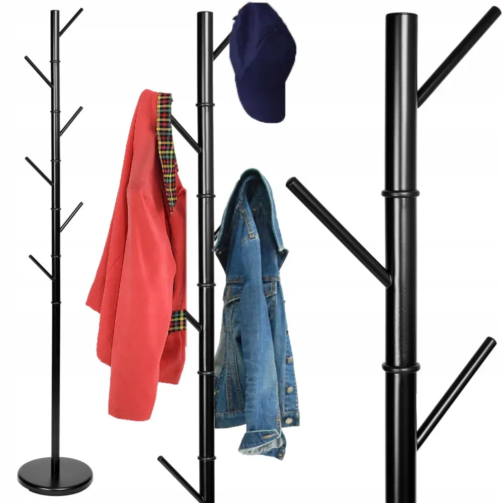 Stående klesstativ i metall, sort - Nomax.no