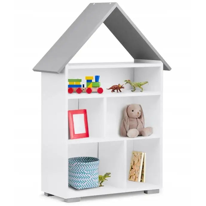 Trehylle Garderobeskap Barneoppbevaring Hyller Hus - Nomax.no